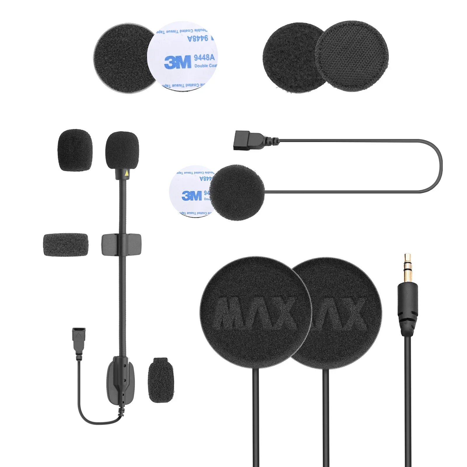 Динамик ASMAX 40 мм для мотоциклетной гарнитуры Z1/F1 и мягкой пшеницы и твердой пшеницы 40MM Headset