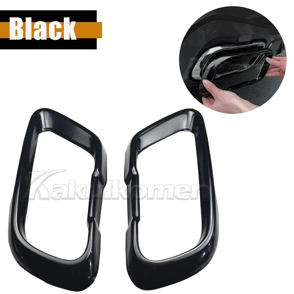 Для BMW M Sport X5 G05 X6 G06 X7 G07 2019 2020 2021, глушитель из нержавеющей стали, выходная крышка выхлопной трубы, накладка, автомобильные аксессуары, Black