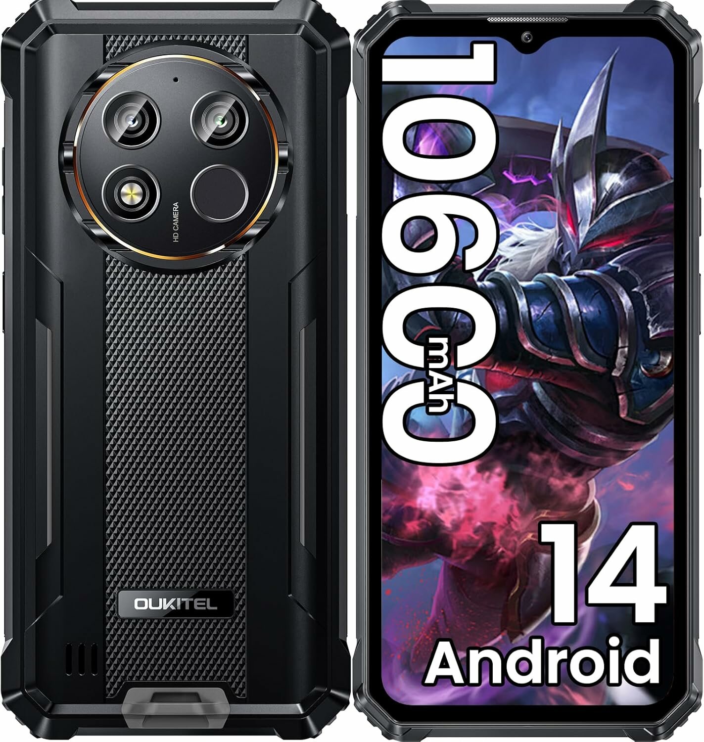 Защищённый телефон OUKITEL WP28E, разблокированный, аккумулятор 10600 мАч