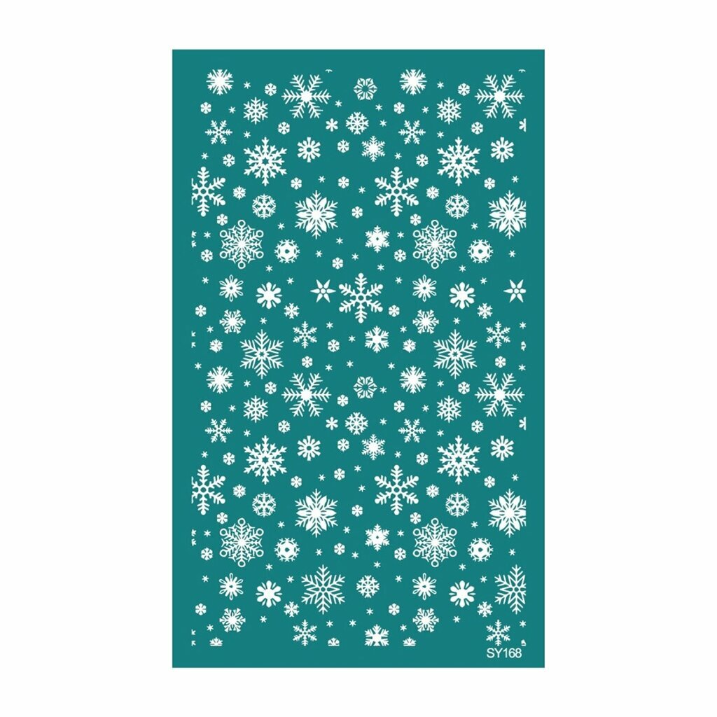 Снежинка Шелкография Трафареты Многоразовые Рождественская Тема Трансфер Шелкография