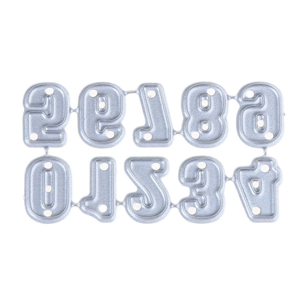 Цифры Режущие Штампы Металлический Трафарет Шаблон Плесень Из Углеродистой Стали Плесень Для Тиснения Ремесла Украшения для Домашней Школы