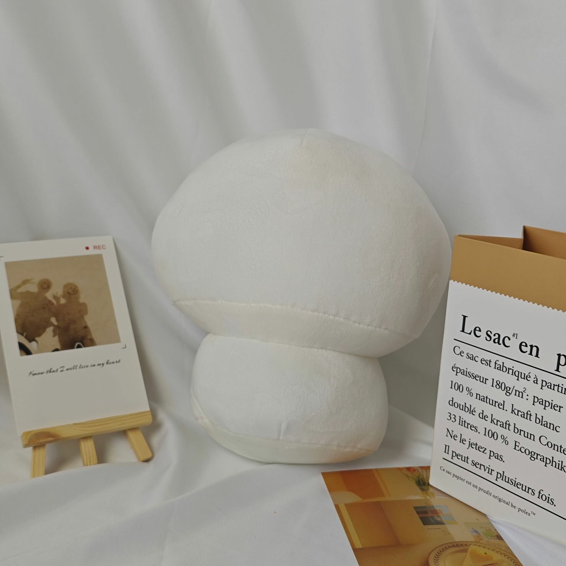 Новая милая плюшевая игрушка в виде мультяшного гриба, кукла для машины с когтями, брелок для ключей, подвеска, маленький подарок