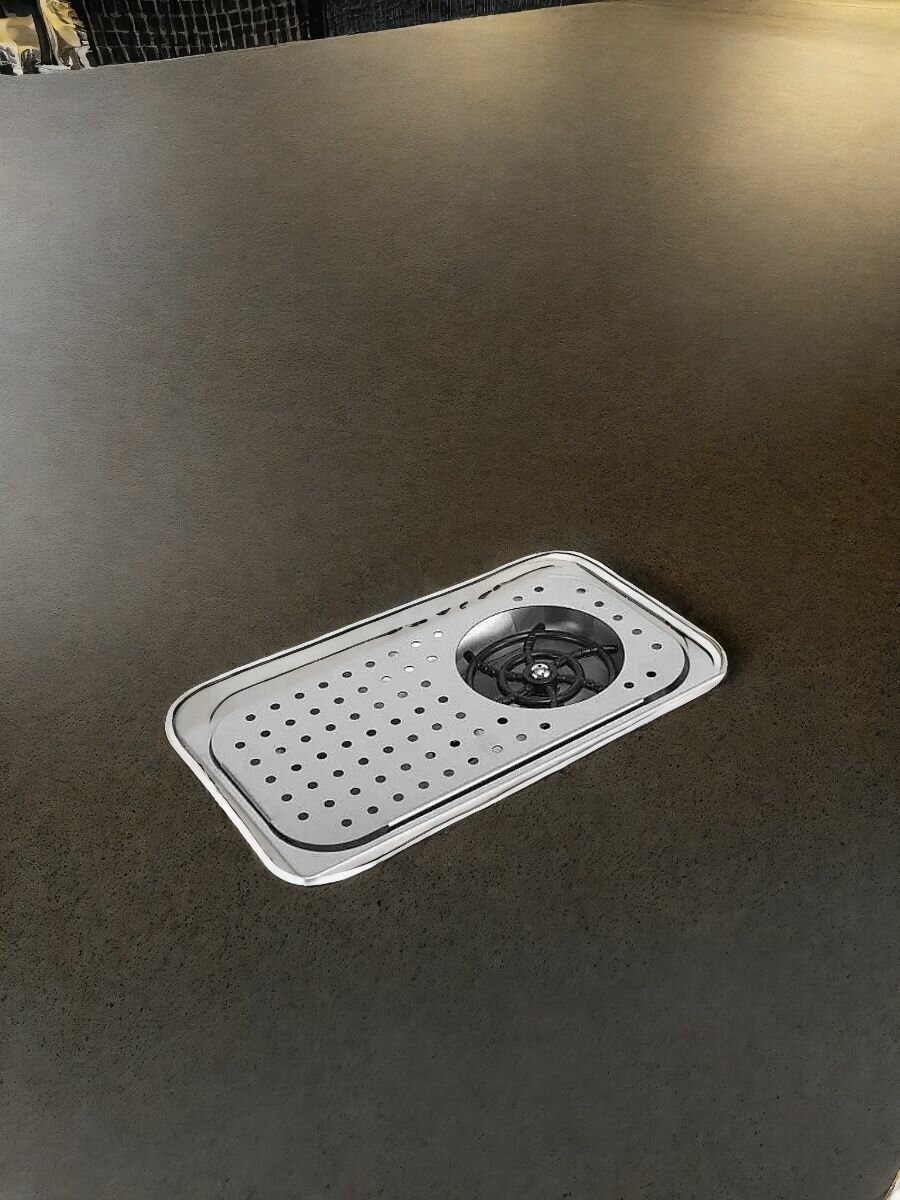 Встраиваемый ринзер для питчеров и стаканов с каплесборником