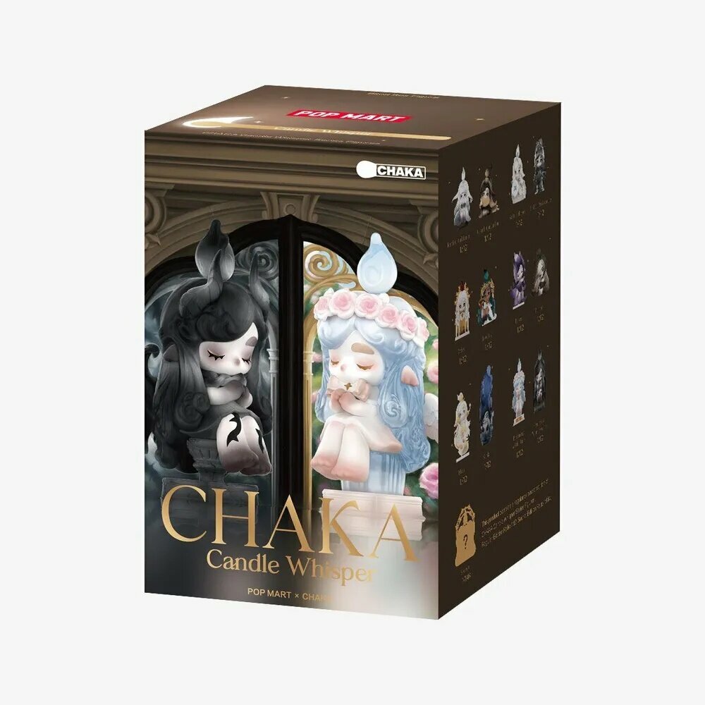 POP MART - Коллекция CHAKA Candle Whisper Серия Слепая коробка, Подарки, украшения комнат, 1 шт