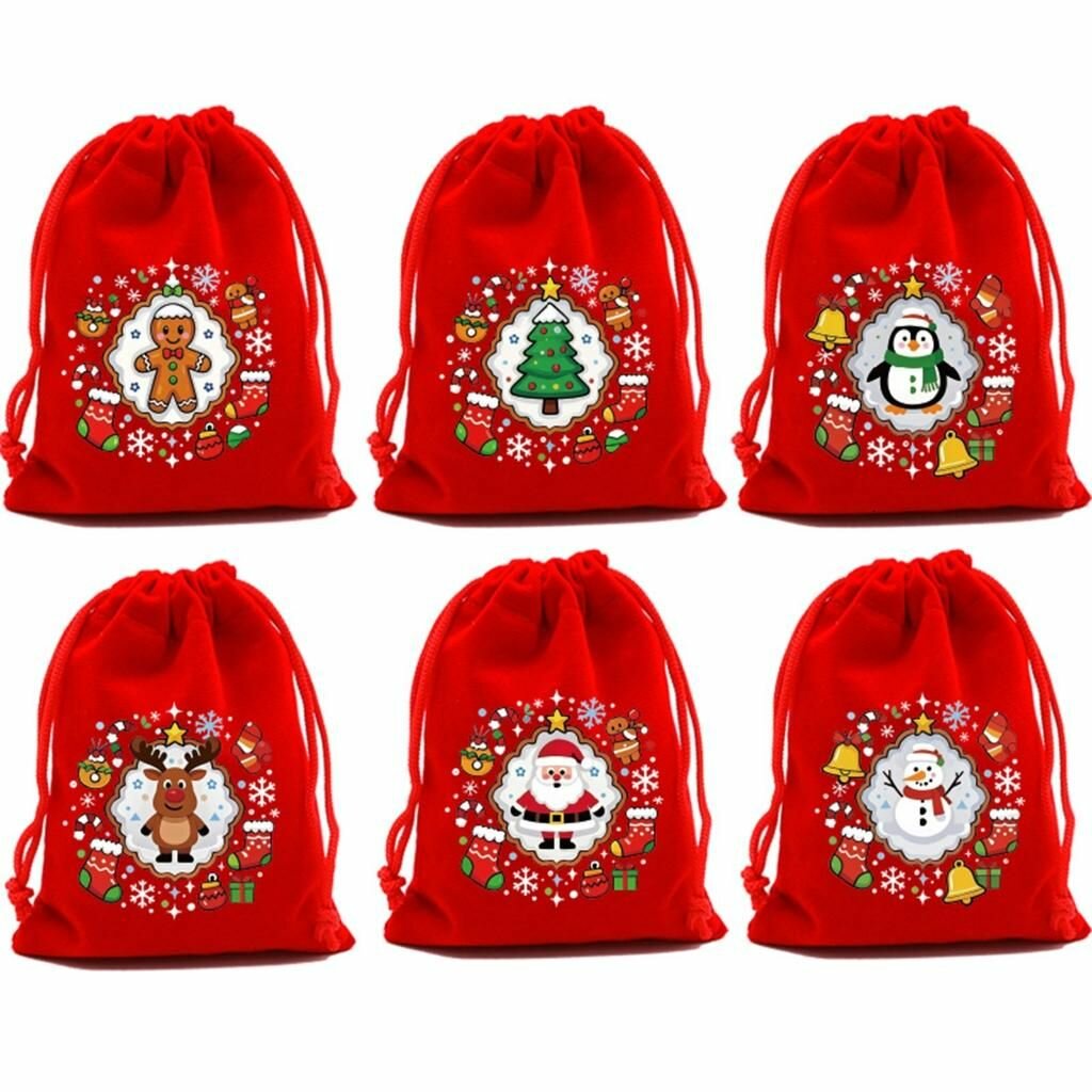 Мешочки для сладостей 20x30см (6 шт), - Серия SD10