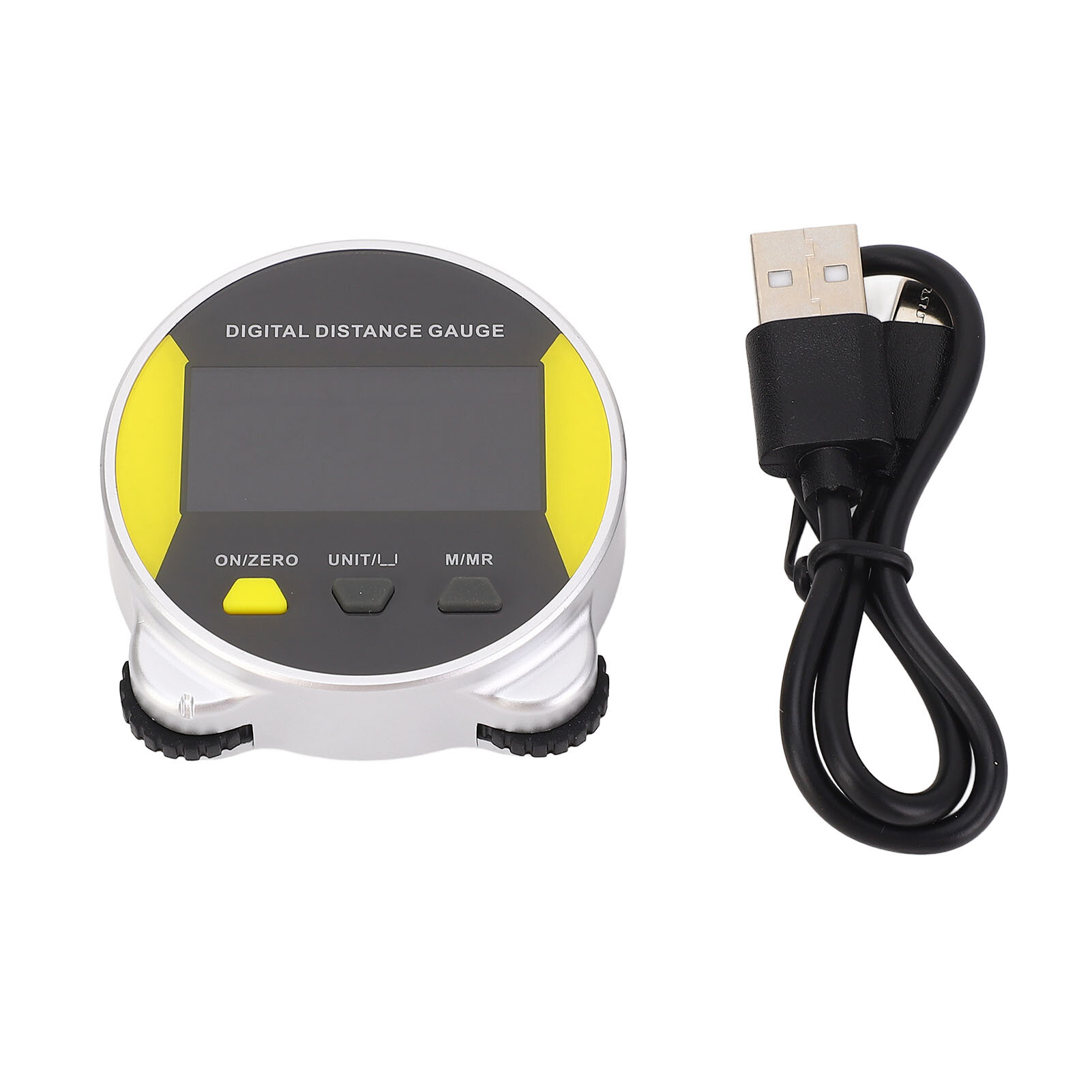 Цифровой дистанционный датчик ЖК -дисплей Электронная рулетка Перезаряжаемая инструмент измерения малого прокатки