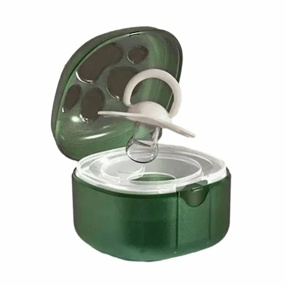 Товары для матери и ребенка, Коробка хранения соски кошачьей лапы - зеленого цвета