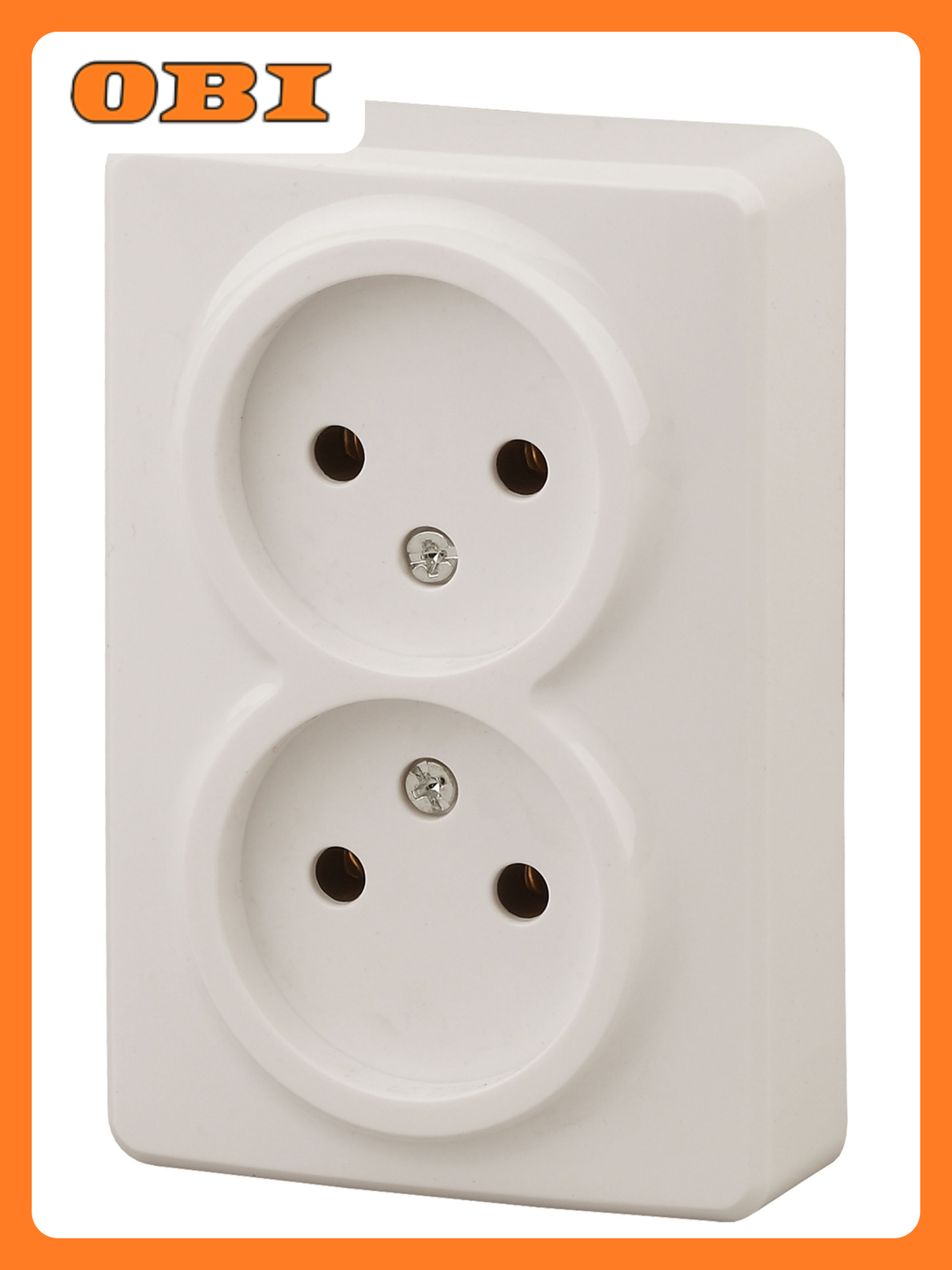 11-2202-02 ЭРА Розетка 2х2P, 16A-250В, IP20, ОУ, Эра Эксперт, сл. кость (18/180/2