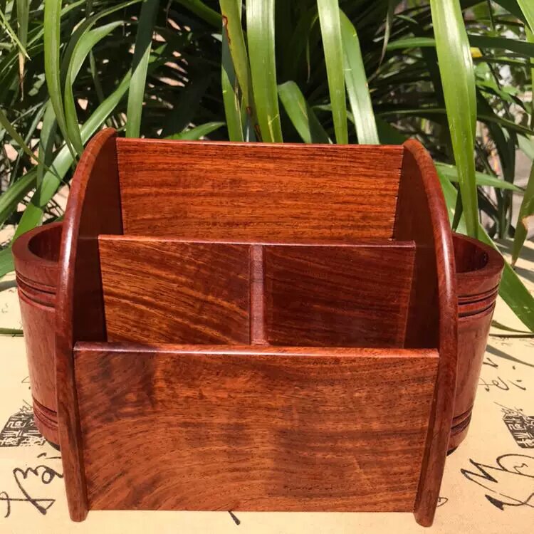 Коробка для хранения из красного дерева, бирманский палисандр, крупный фруктовый палисандр, офисная полка для хранения,