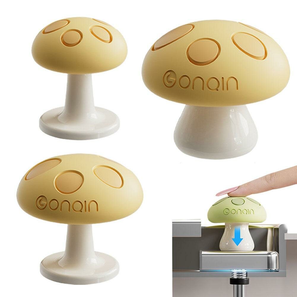 3шт Кнопка слива на унитазе грибовидная круглая.