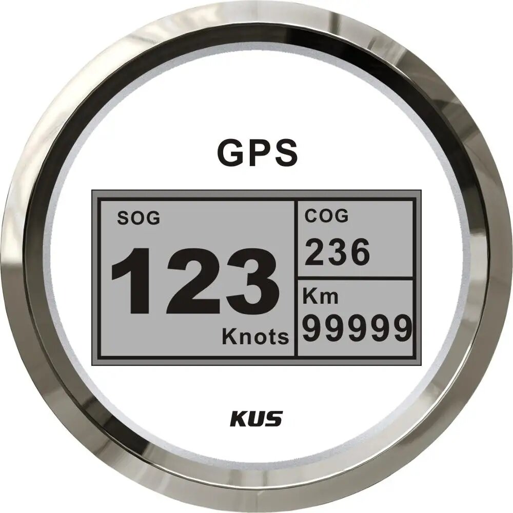 Универсальный Автомобильный GPS-спидометр KUS 85 Мм Для Лодок, Цифровой ЖК-дисплей