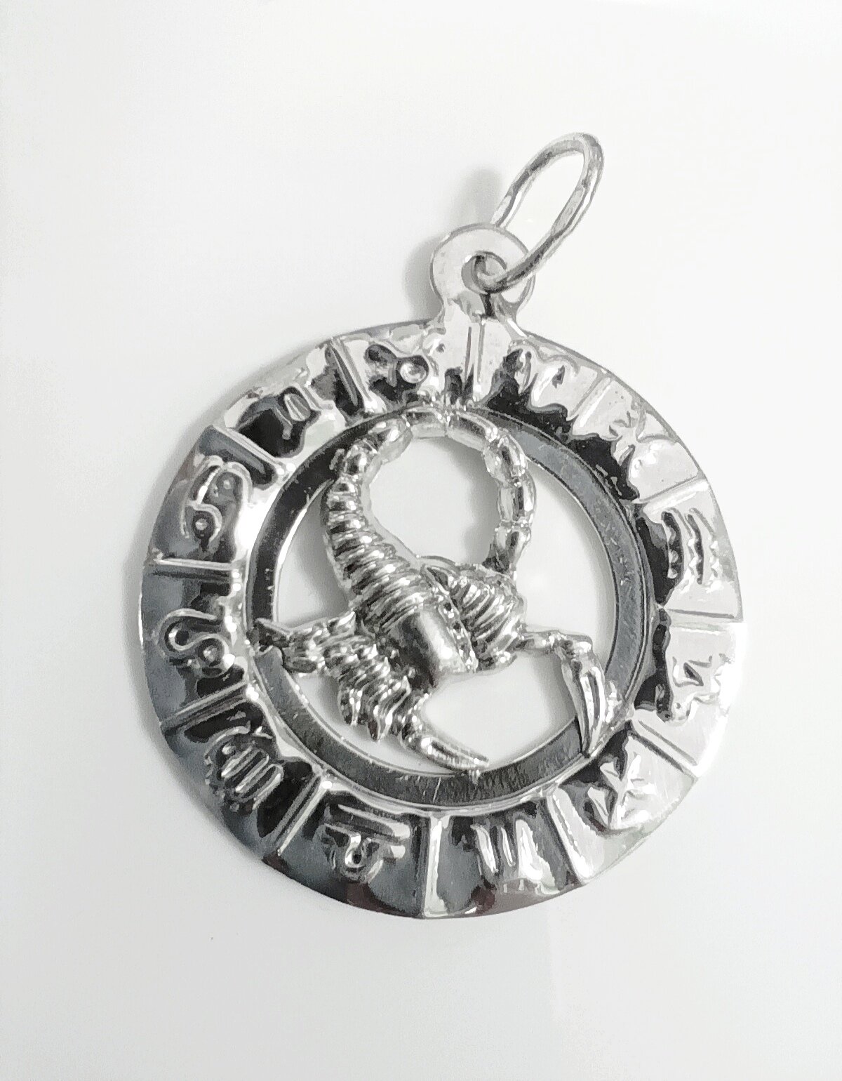 Подвеска, серебро, 925 проба, родирование