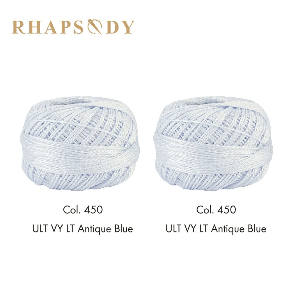 Rhapsody #8, жемчужная вышивка из хлопка, ручная вышивка, Египетский хлопок, 43 Ярда, каждый шар, 180 цветов