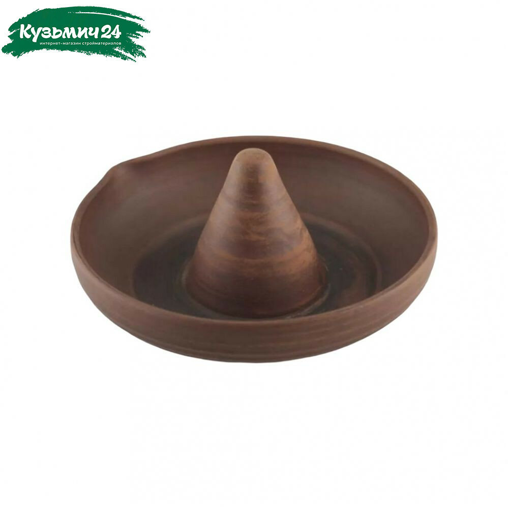 Подставка №1 Р3635 для запекания курицы в духовке, красная глина