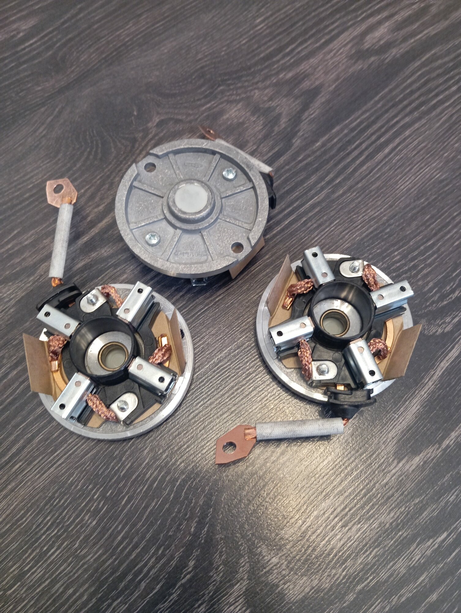 Щеточный узел (щеткодержатель) стартера КЗАТЭ Тадем с задней крышкой стартера (усиленный) ВАЗ 2109-2115, 2110-2112, Калина, Приора, Ока, Газ, УАЗ