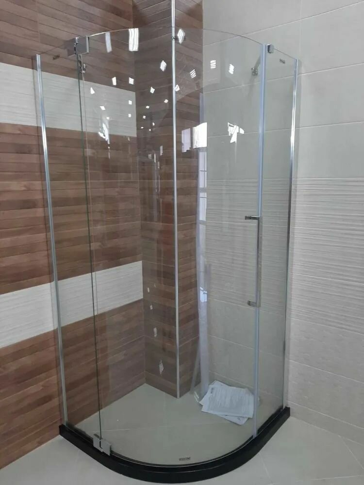 Душевое ограждение 90x90, полукруг , стекло-6mm, AQUAVIR8104