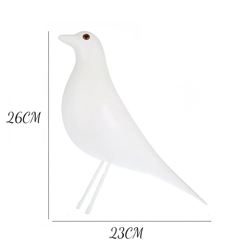 Статуэтка голубь из смолы Белый, White