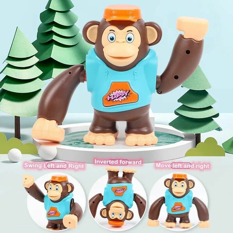 Музыкальная игрушка танцующая Обезьяна / Игрушка для малышей