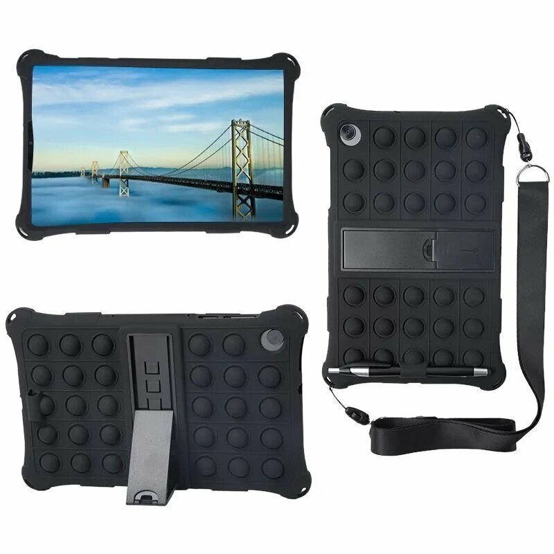 Защитный чехол для Lenovo Tab M10 FHD Plus (10.3") (TB-X606) / Леново Таб М10 ФХД+ TB-X306 10.3 дюйма планшета с плечевым ремнем Защищенный от падения чехол для планшета