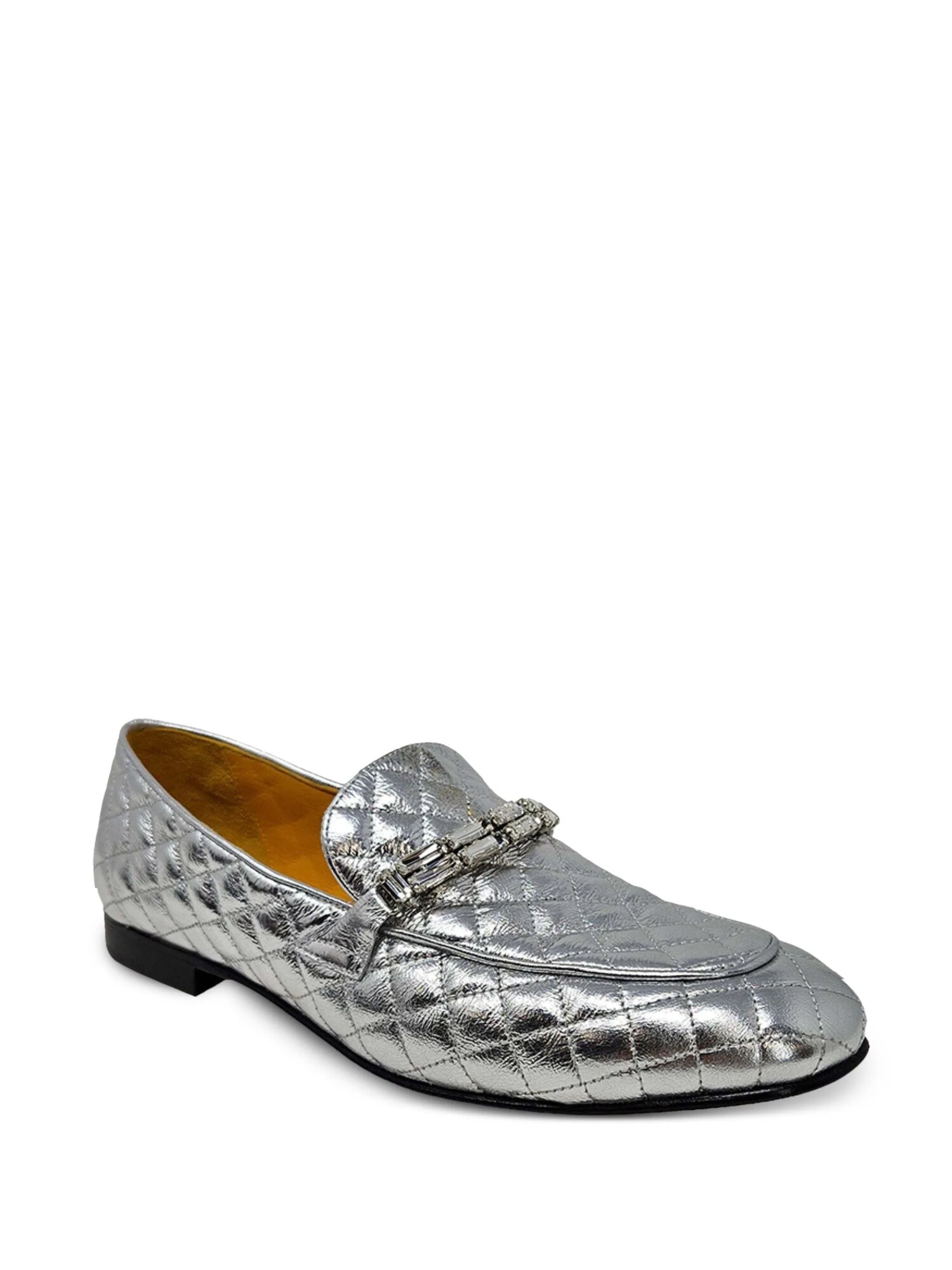 Лоферы Madison Maison Quilted loafers, размер 40, Silver — фото 1