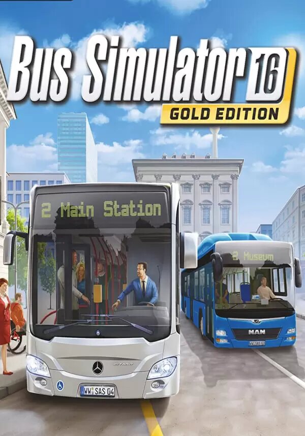 Игра Bus Simulator 16 - Gold Edition ключ активации Mac STEAM stillalive studios Simulators