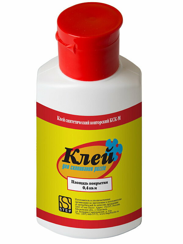 Клей для склеивания пазлов (100мл) 00082, (Степ Пазл)