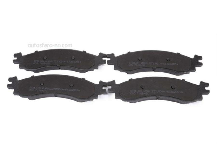 STELLOX 000718BSX Колодки с антискрип. пл. FORD EXPLORER 06-10/TAURUS 11>, MERCURY MOUNTAINEER 06-10