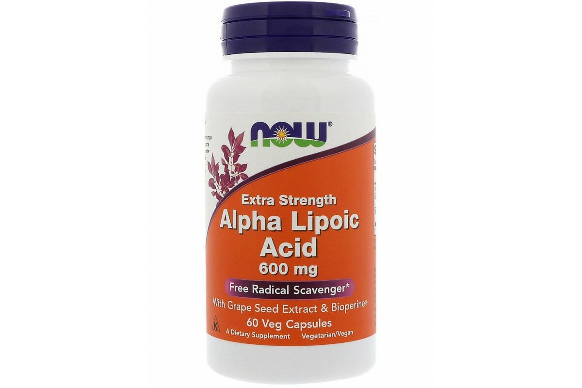 Alpha Lipoic Acid 600 mg 60 caps Now