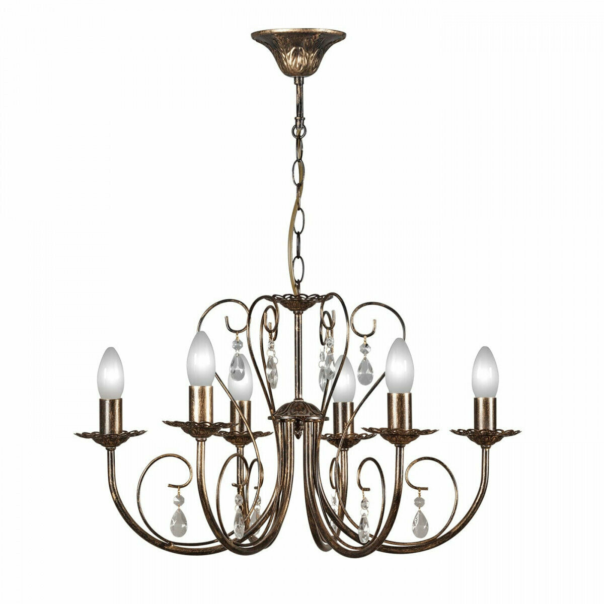 Люстра подвесная 6 ламп Петрасвет Россия S1033-6