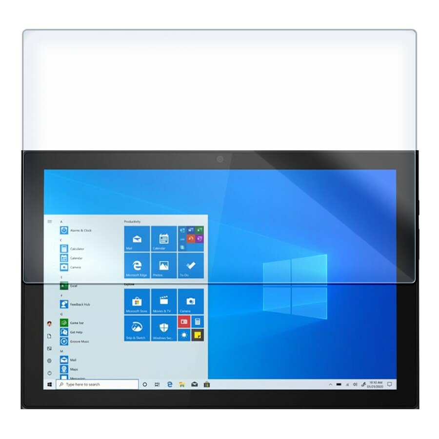Защитное стекло Krutoff, для Lenovo IdeaPad Duet 3, прозрачное