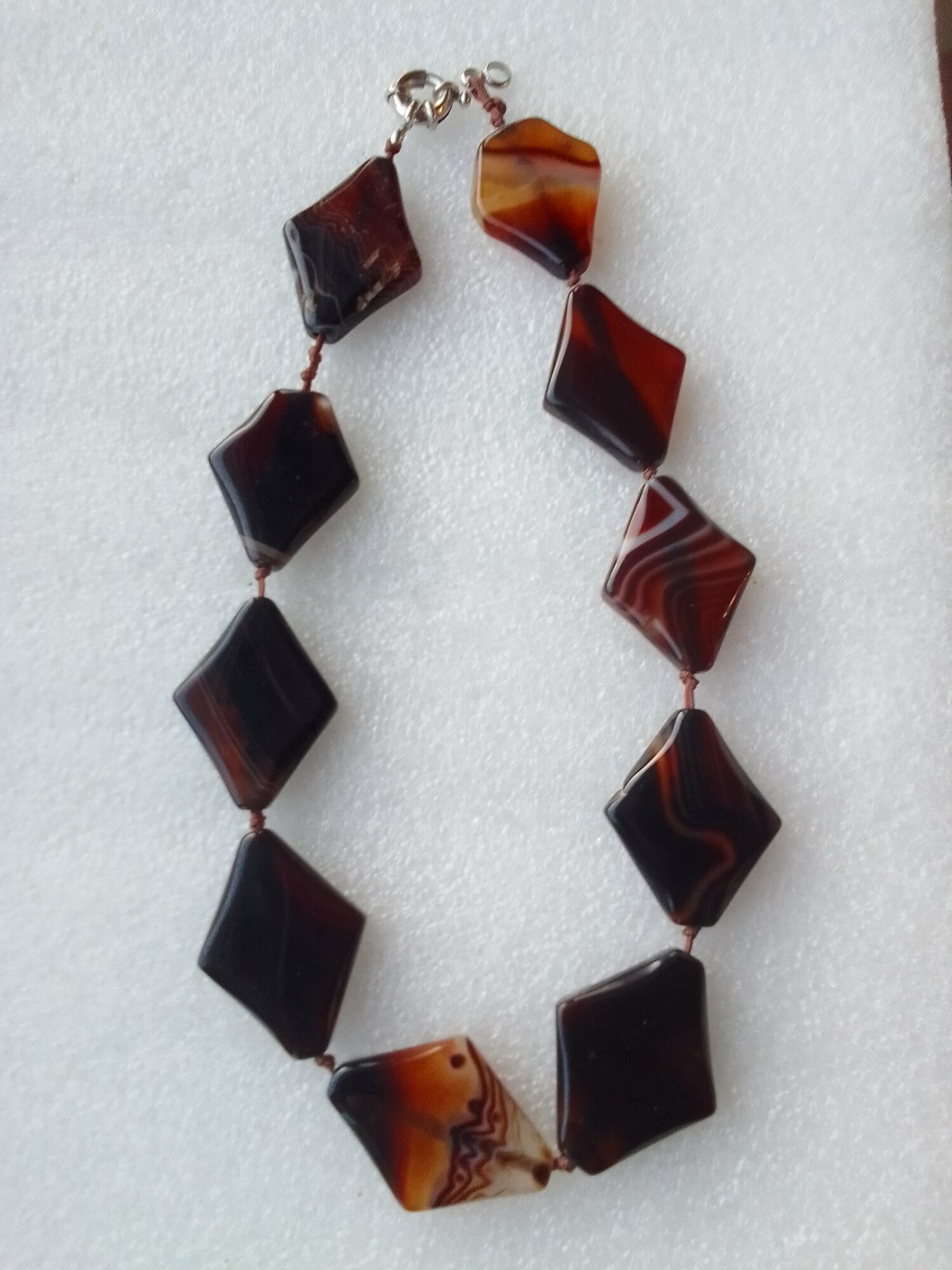 Бусы, сердолик