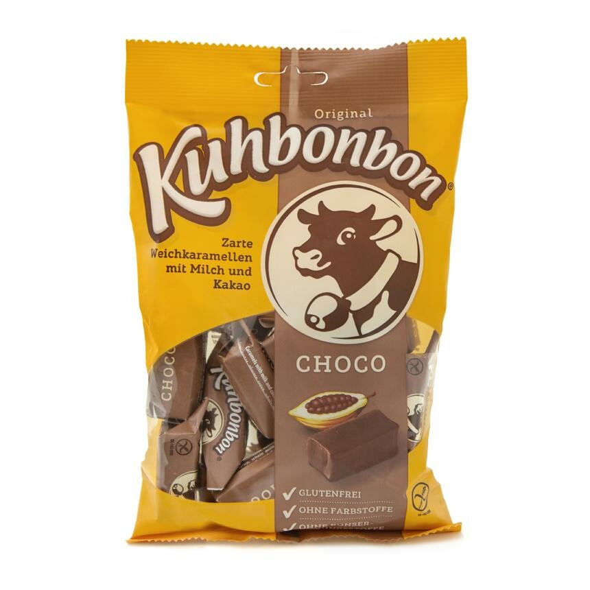 Сливочная мягкая карамель Kuhbonbon "Choco" шоколадная, 200г