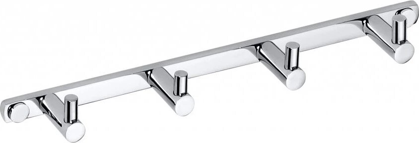 Планка с крючками Bemeta Omega 104606102 для ванны, хром