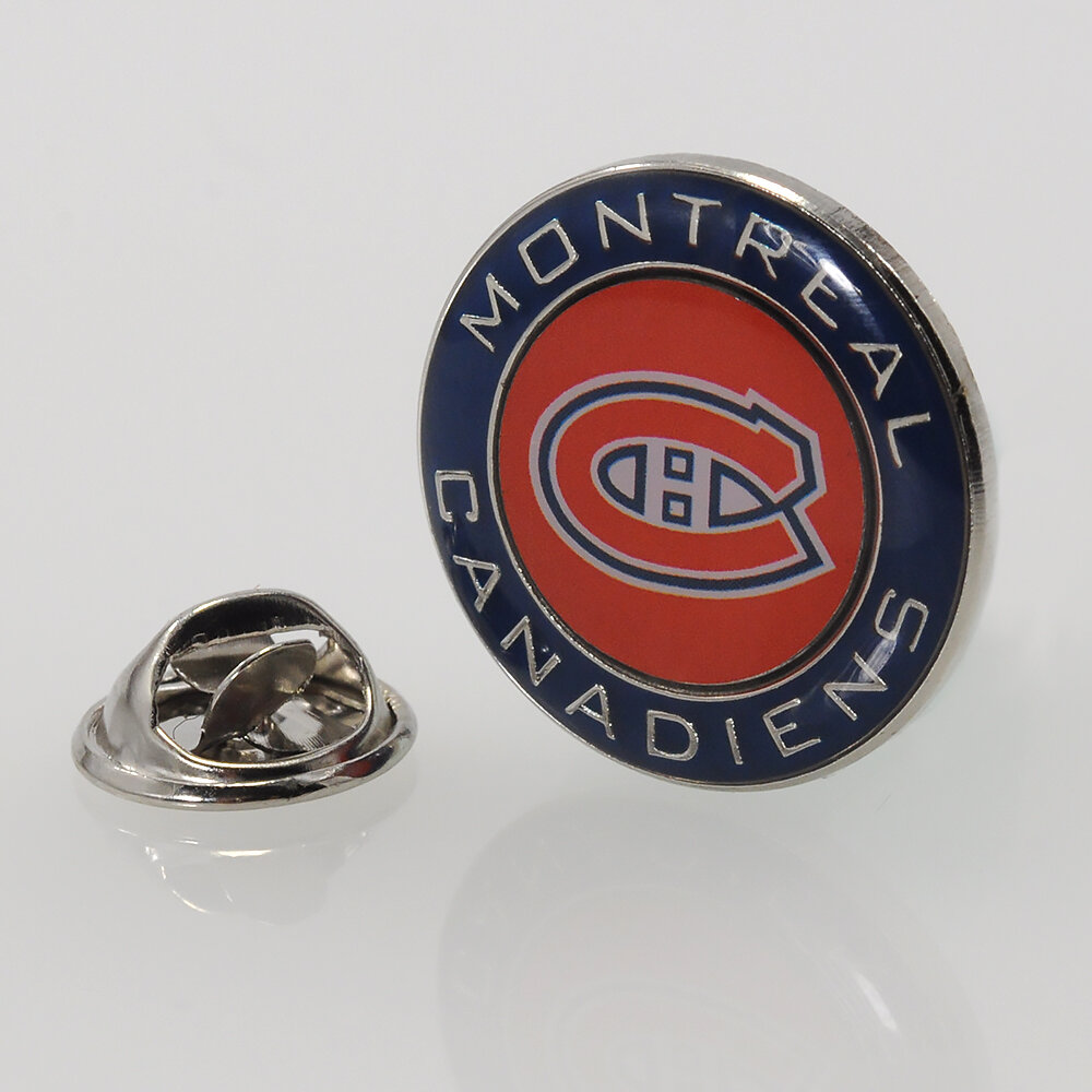 Хоккейный значок Монреаль Канадиенс Круглый