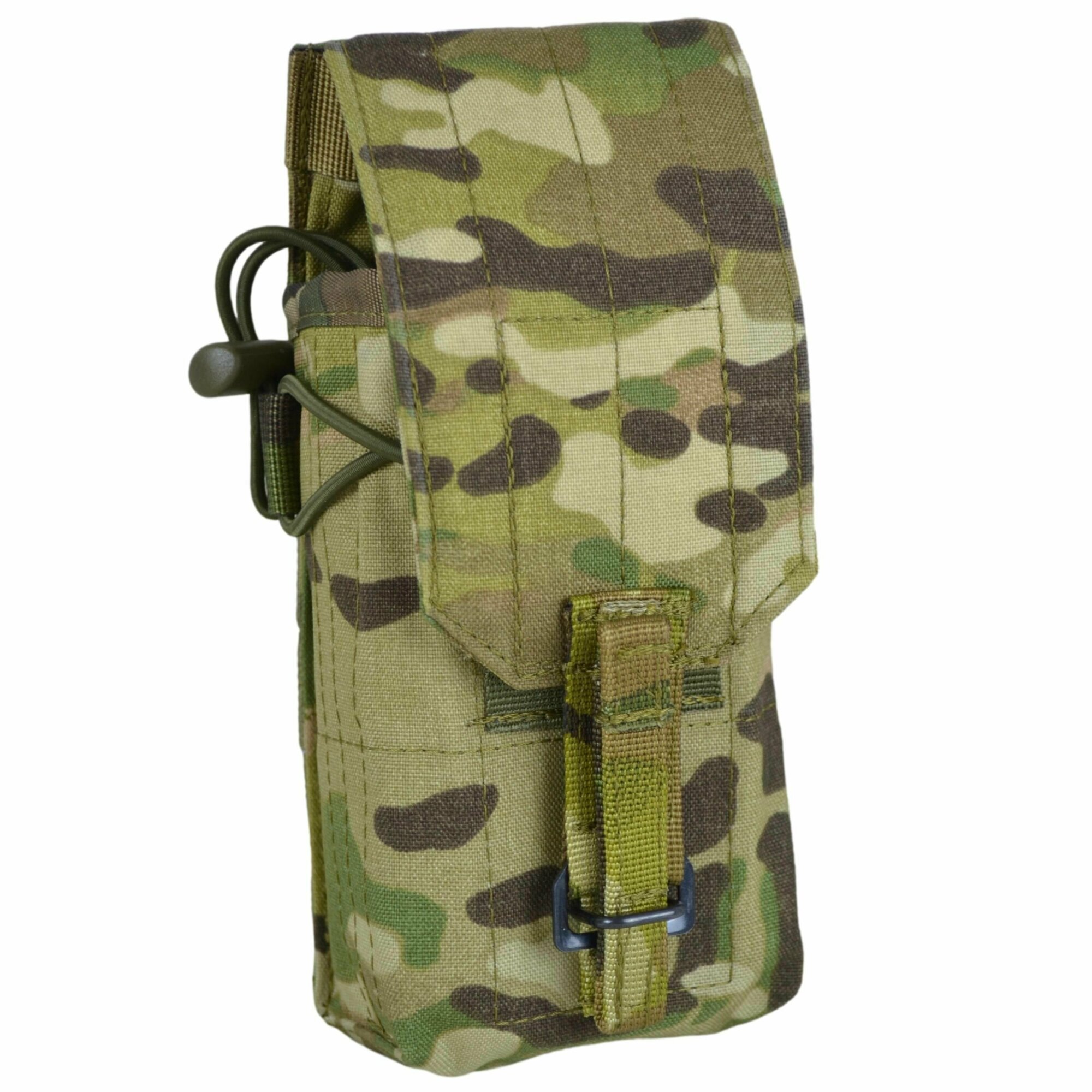Подсумок на 2 магазина MOLLE модульный со съёмным клапаном и бесшумной застёжкой ССО