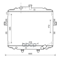 Радиатор HYUNDAI Porter 2 дв. D4СB ЕВРО-4 HCC (HANON) HCC арт. 25310-4F110