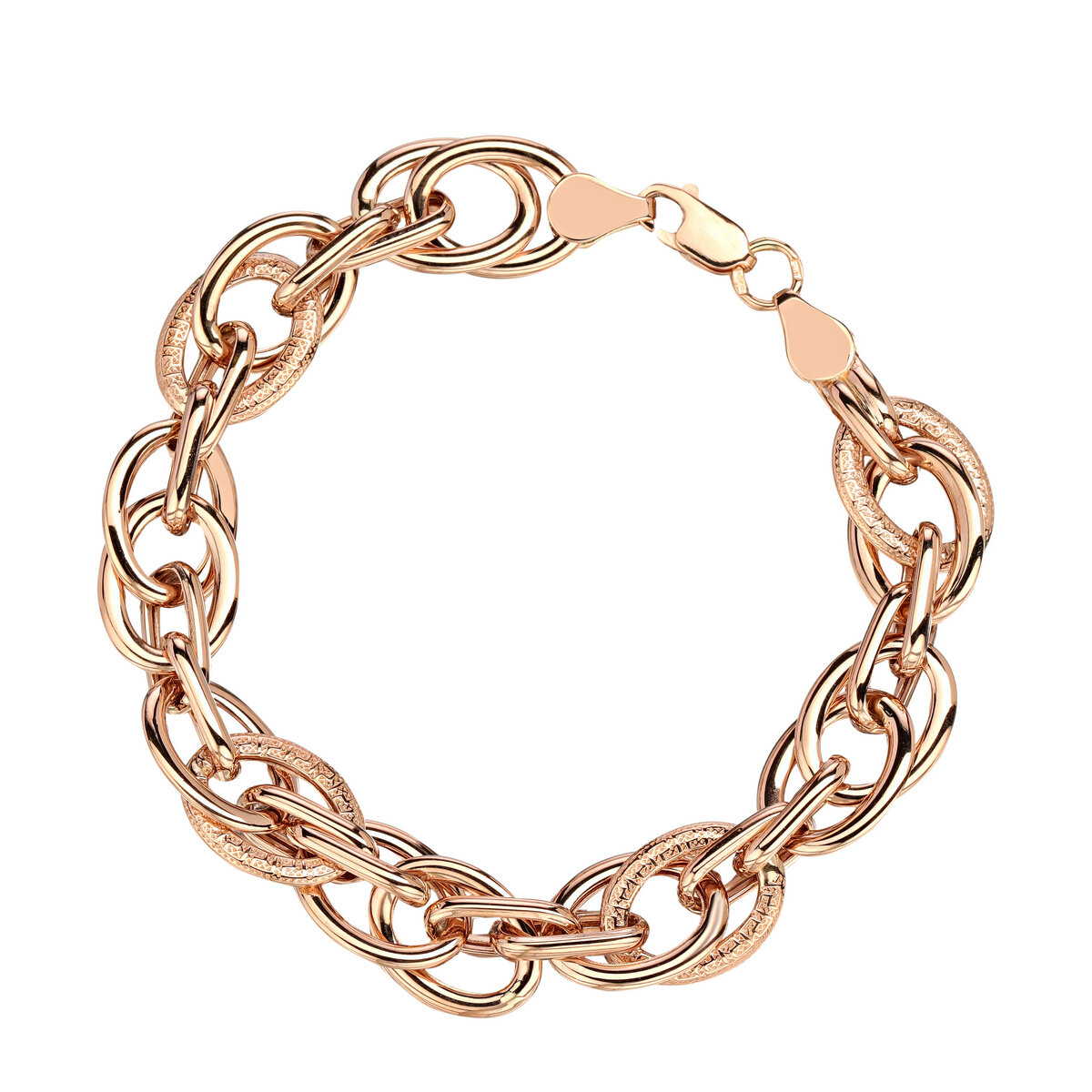 Браслет, красное золото, 585 проба