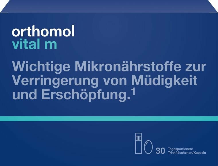Orthomol Vital M - Ортомол Витал М жидкость + капсулы (на 30 дней)