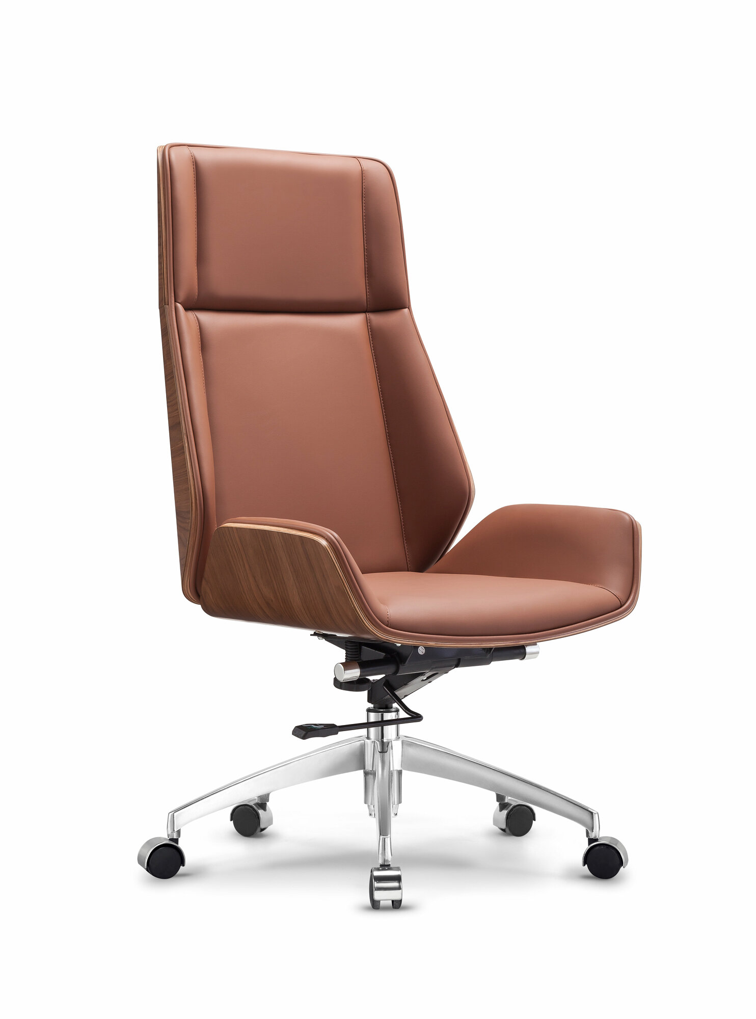 Кресло офисное topchairs crown коричневое — купить по низкой цене на ...