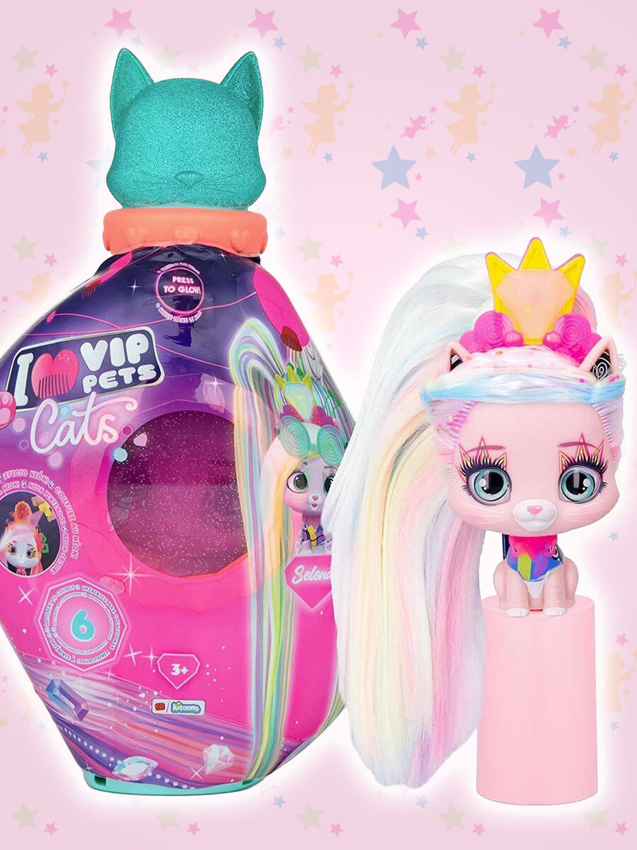 Фигурка Игрушка VIP Pets CATS Модные котята Selena IMC TOYS
