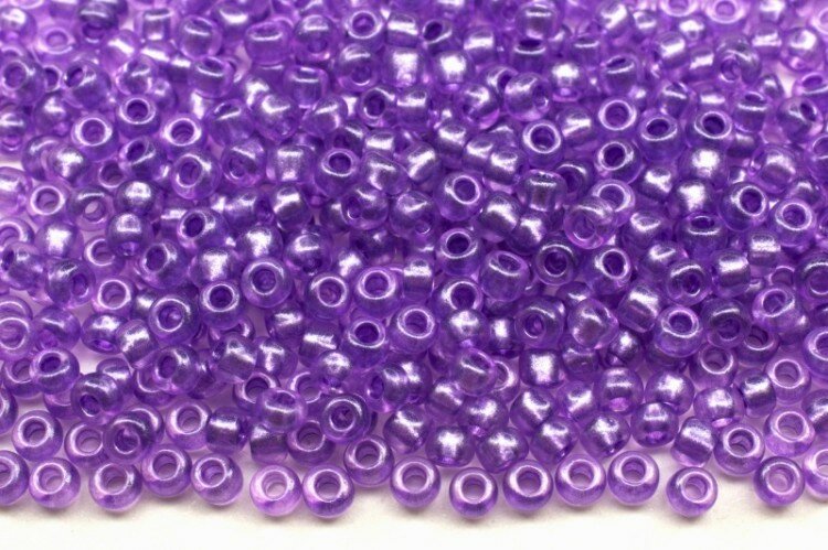 Бисер чешский PRECIOSA круглый 10/0 08328 сиреневый, 5 грамм