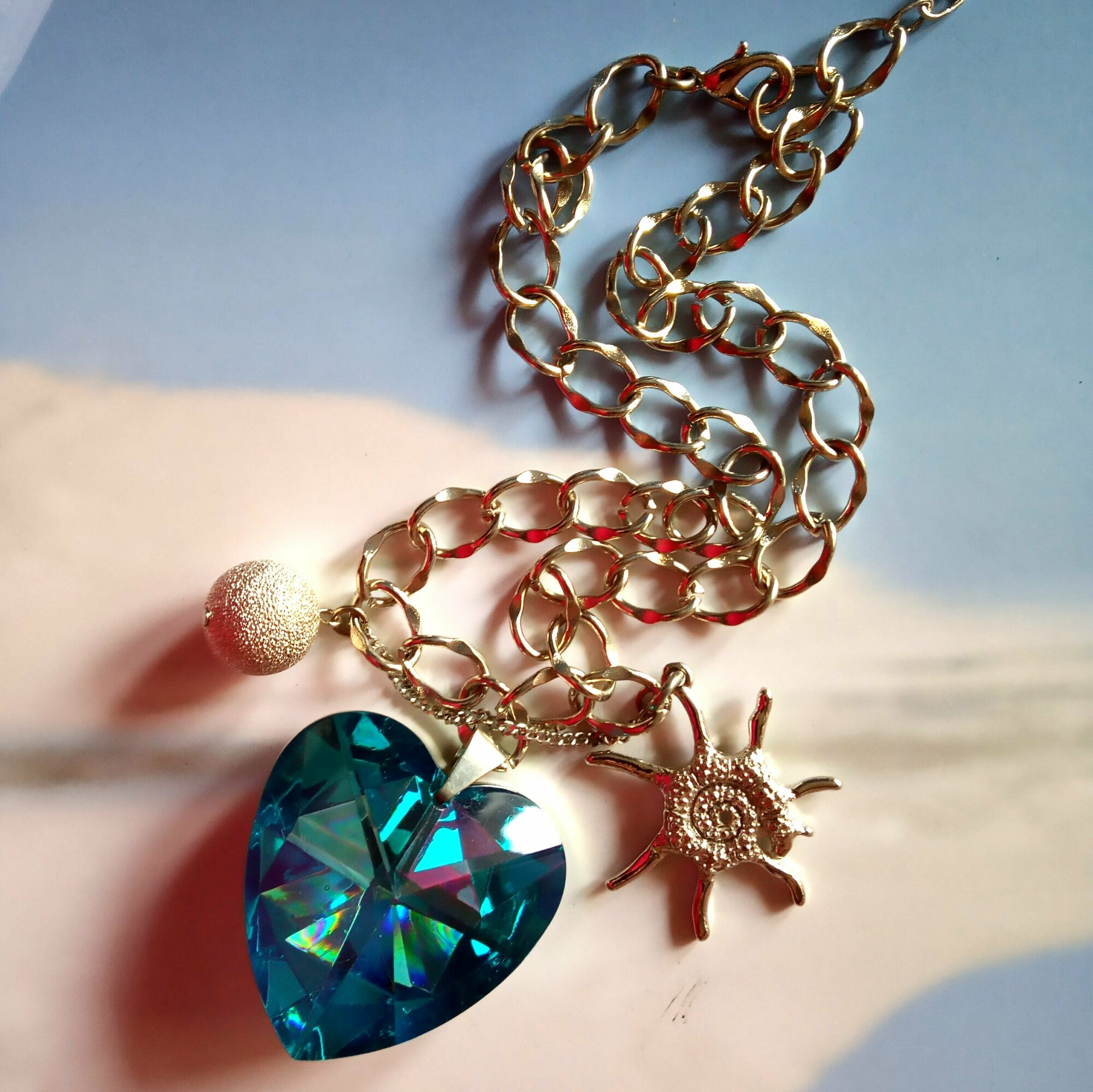 Колье, кристаллы Swarovski