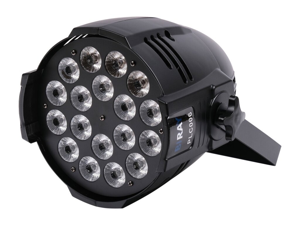 PLC006 Светодиодный прожектор, RGBWAUV 18х12Вт, Bi Ray