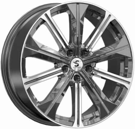 Диски легковые литые 7.0*19 5*108 et45 h60.1 SKAD KP013 Diamond gloss graphite(цвет)