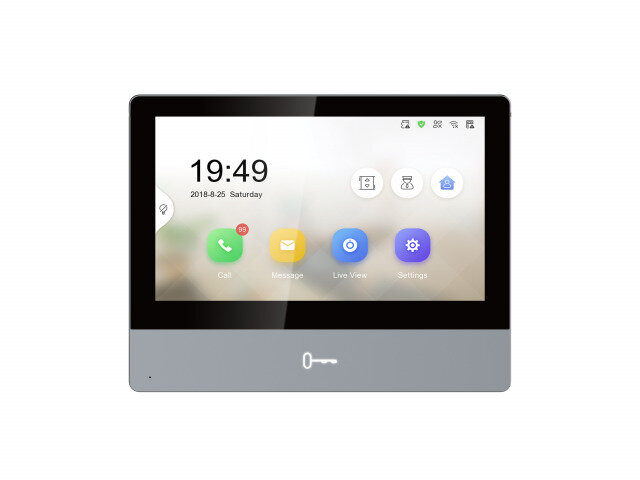 HikVision DS-KH8350-WTE1 7" цветной IP видеодомофон