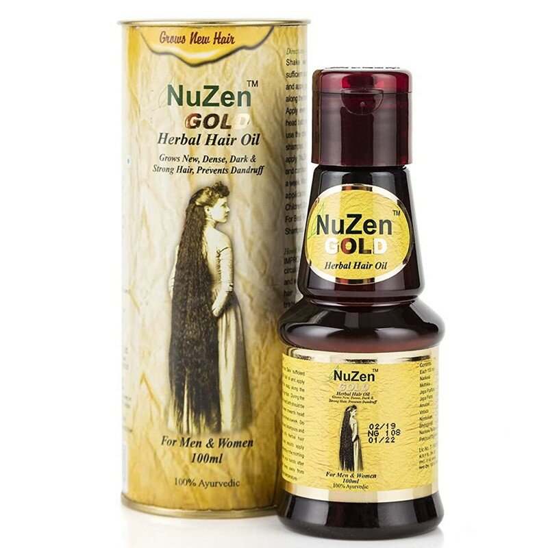 Масло для волос Голд Нюзен (Gold hair oil Nuzen), 100 мл