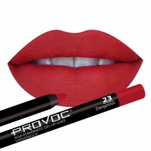 PROVOC, Гелевая подводка в карандаше для губ Lip Liner 23 Dangerous