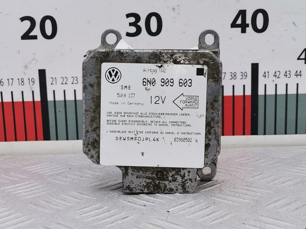 Блок управления Air Bag Volkswagen Golf 3 6N0909603T арт. 2036864