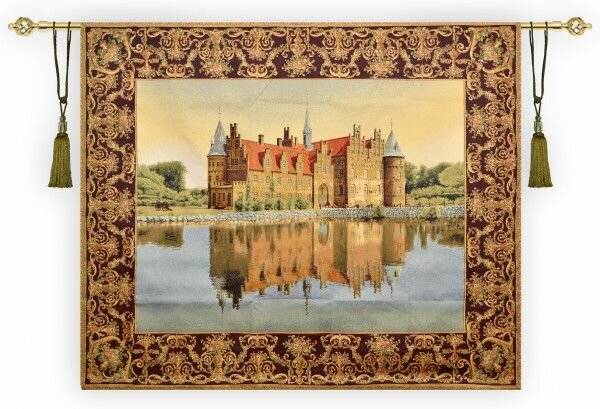 Панно гобеленовое на стену "Замок Эгесков", 135х160 см / Гобелен