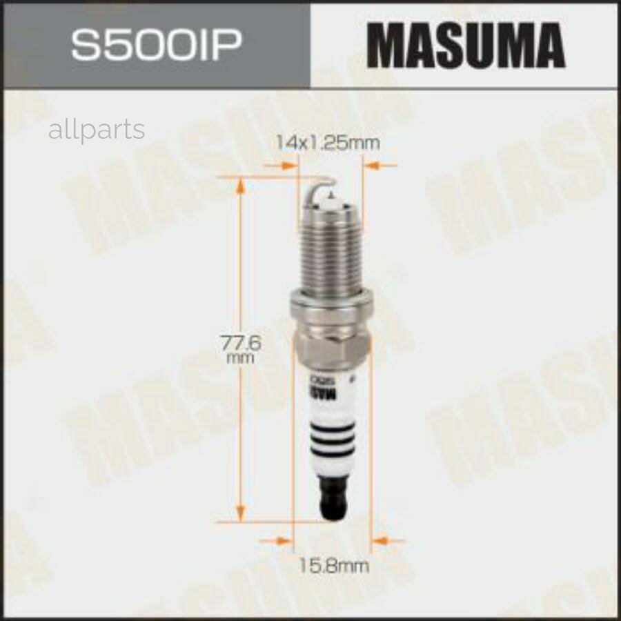 MASUMA S500IP свеча зажигания иридий+платина IZFR6K11